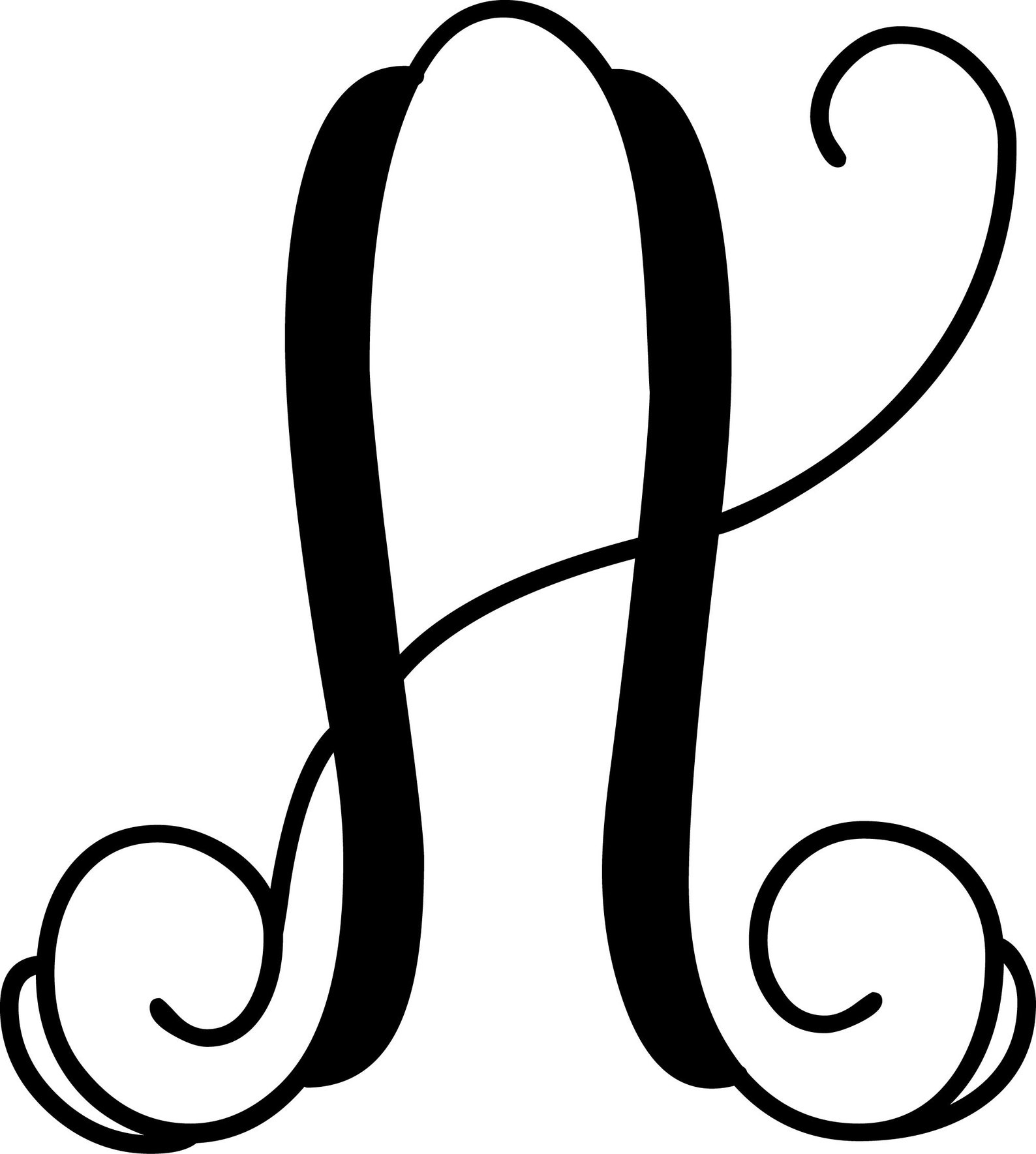 VINE MONOGRAM SVG Vine Alphabet Svg Vine Font Svg Fancy - Etsy