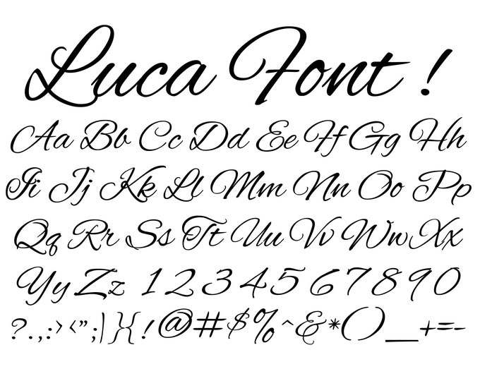 CURSIVE FONT SVG, Cursive Alphabet Svg, Cricut Font, Instant Download ...