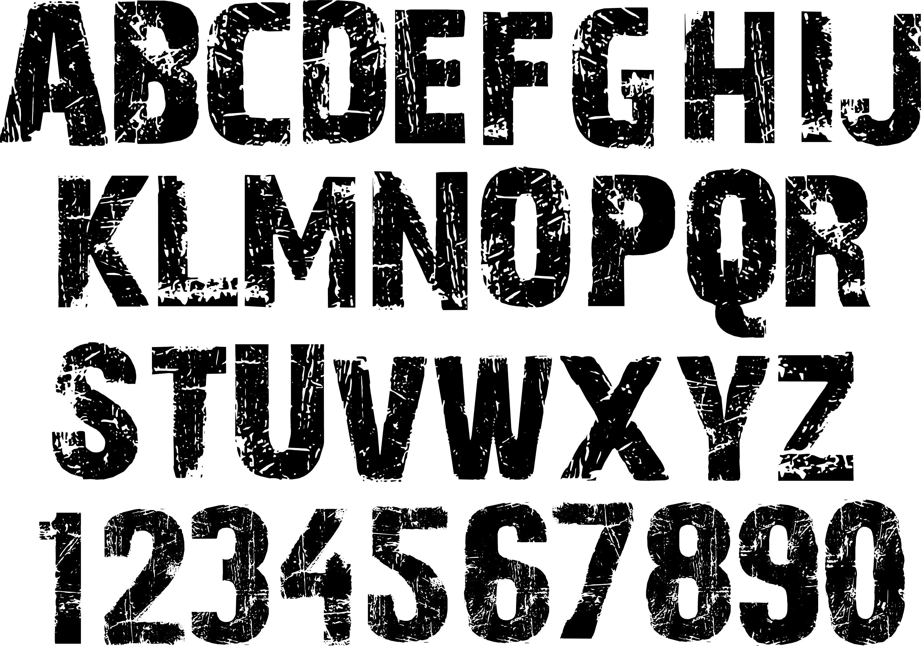 FONT SVG BUNDLE Instant Download Alphabet Svg Digital - Etsy