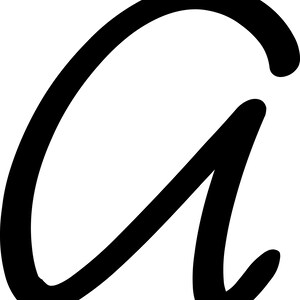 MANGO FONT SVG, Cursive Font Svg, Cursive Alphabet Svg, Calligraphy ...