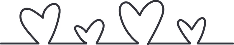 12 HEART BOARDER SVG Bundle Instant Download Doarder Svg - Etsy