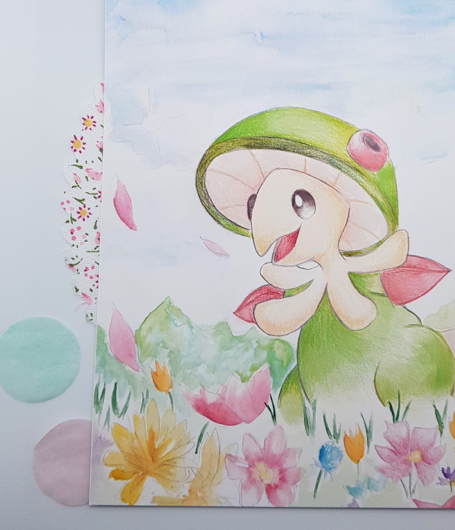 Breloom Art Print / Pokemon / Digital Art - Etsy