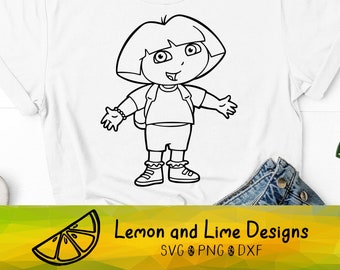 Dora Explorer Svg - Etsy
