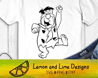 Fred Flintstone Svg | Etsy