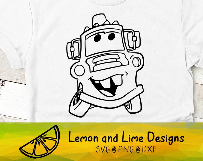 Mater SVG Cut File, Cars Movie SVG, Disney Movie SVG Png Dxf - Etsy