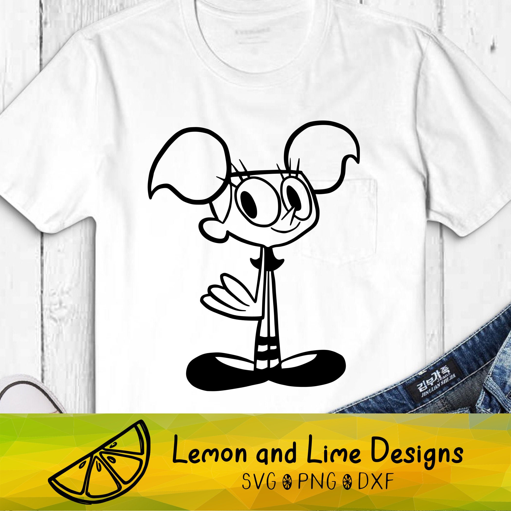 Deedee SVG Cut File, Dexter's Laboratory SVG, Cartoon SVG Png Dxf - Etsy