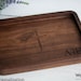 Personalized Wooden Catchall Tray, EDC Desk Organizer, Custom Valet ...