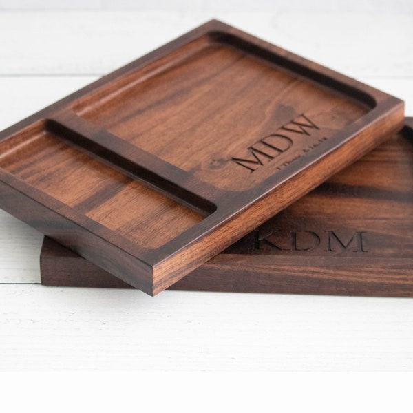 Wooden Compartment Tray - Etsy