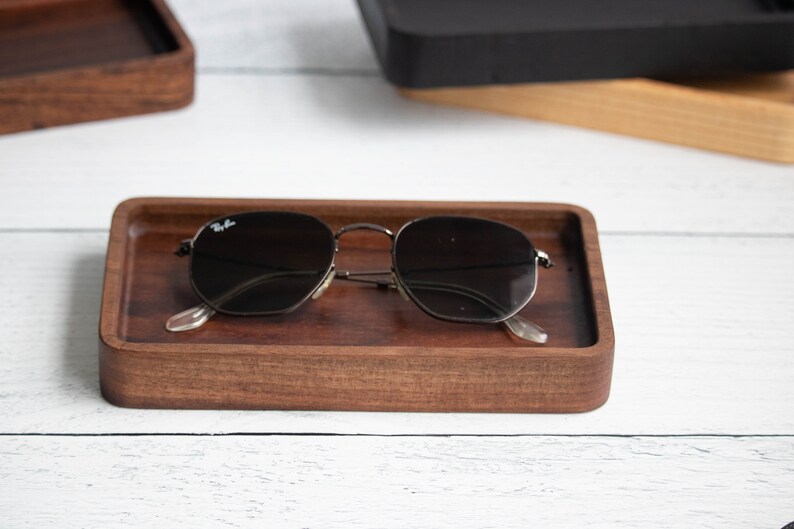 Personalized Engraved Catchall EDC Tray Wooden Personalized - Etsy