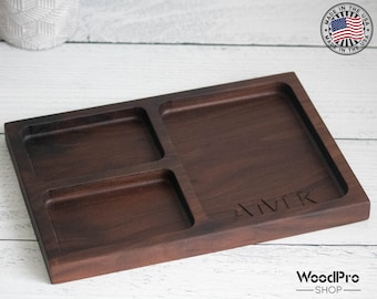Wooden Coin Tray - Etsy