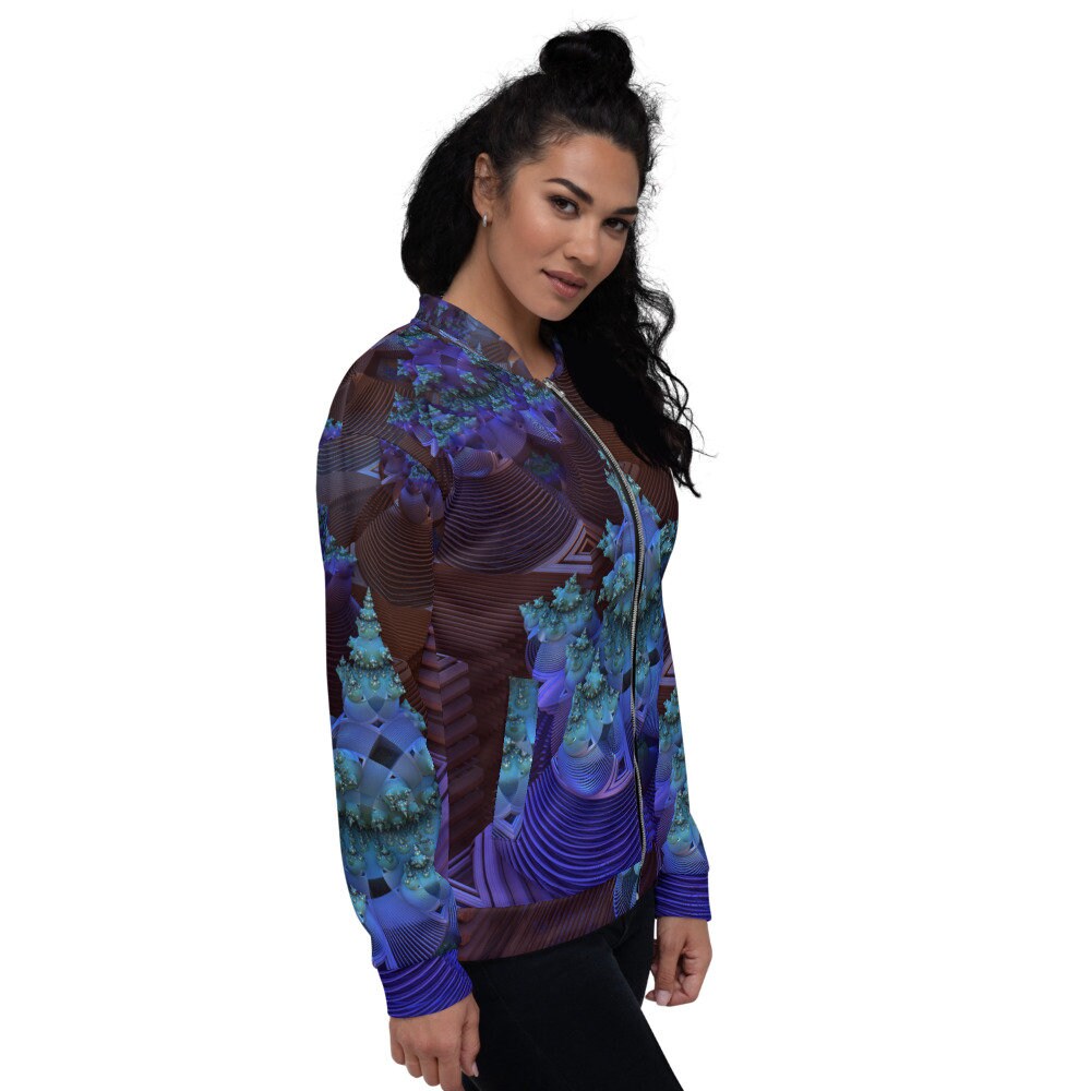 Psychedelic Vintage Fractal Jacket | Etsy