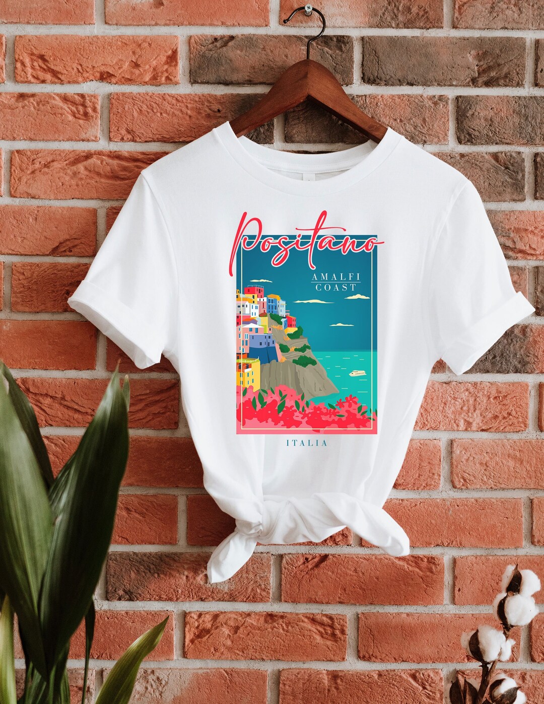 Positano Tee, Positano Italy T-shirt, Amalfi Coast Gift, Italia Shirt ...