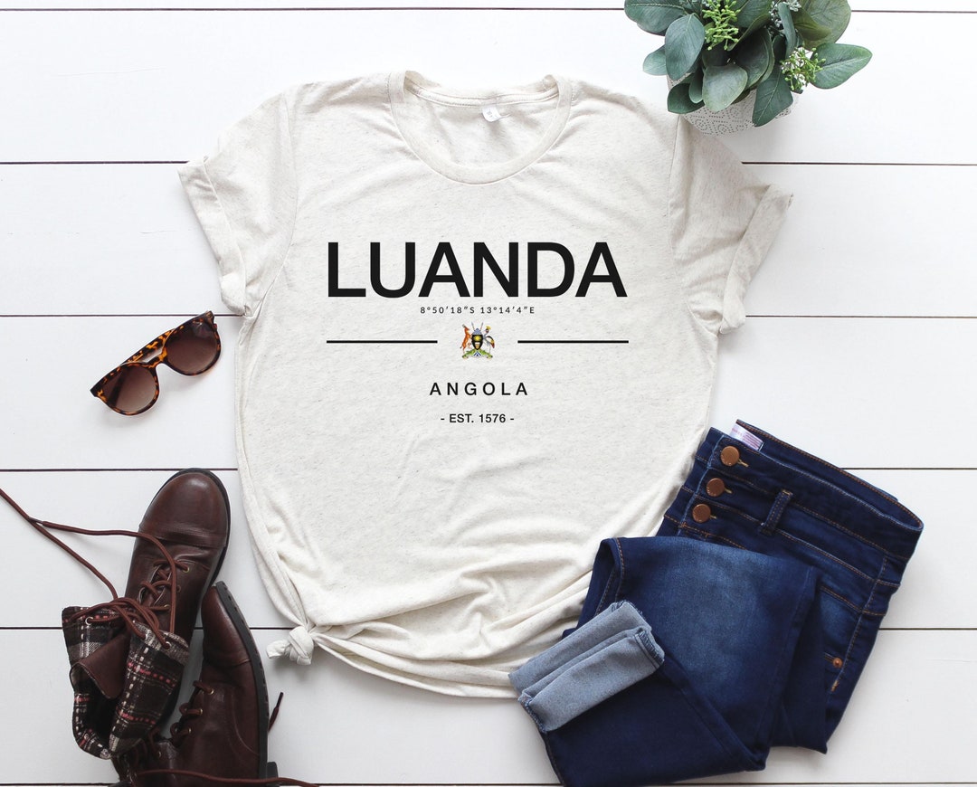 Luanda Tee, Luanda Shirt, Angola Shirt, Luandatshirt, Luanda Angola, Angola Capita, Angola ...
