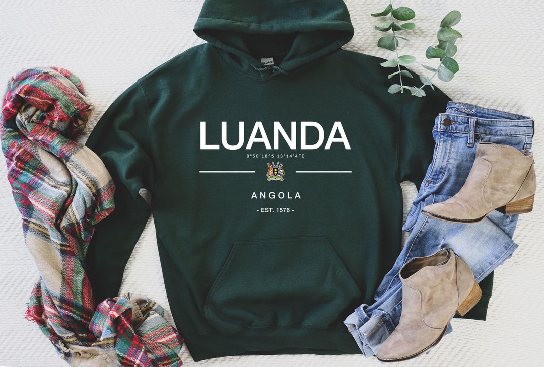 Luanda Hoodie, Luanda Shirt, Angola Shirt, Luandatshirt, Luanda Angola, Angola Capita, Angola ...