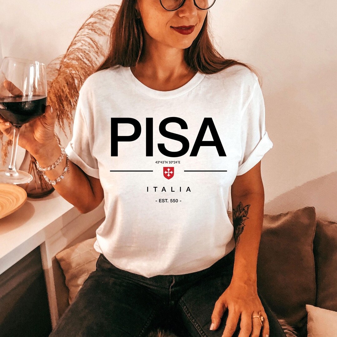 Pisa Tee, Pisa Italia, Pisa Shirt, Pisa Trip, Pisa Fan Tshirt, Pisa ...
