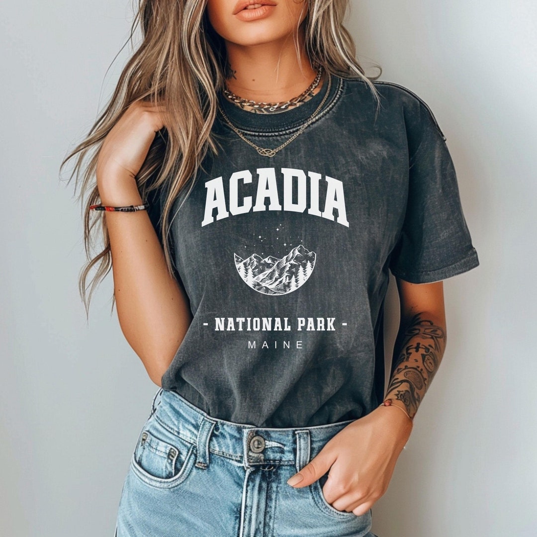 Acadia Comfort Colors T-Shirt, Acadia Maine Hemd, Maine Hemd, Acadia ...