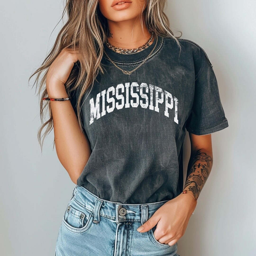 Mississippi Comfort Colors T-shirt,mississippi Shirt, Mississippi ...