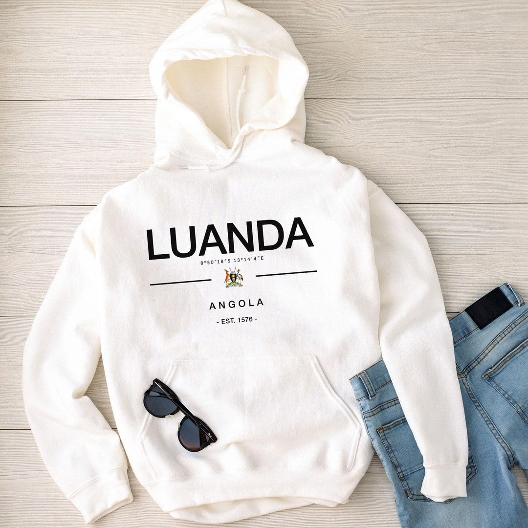 Luanda Hoodie, Luanda Shirt, Angola Shirt, Luandatshirt, Luanda Angola, Angola Capita, Angola ...