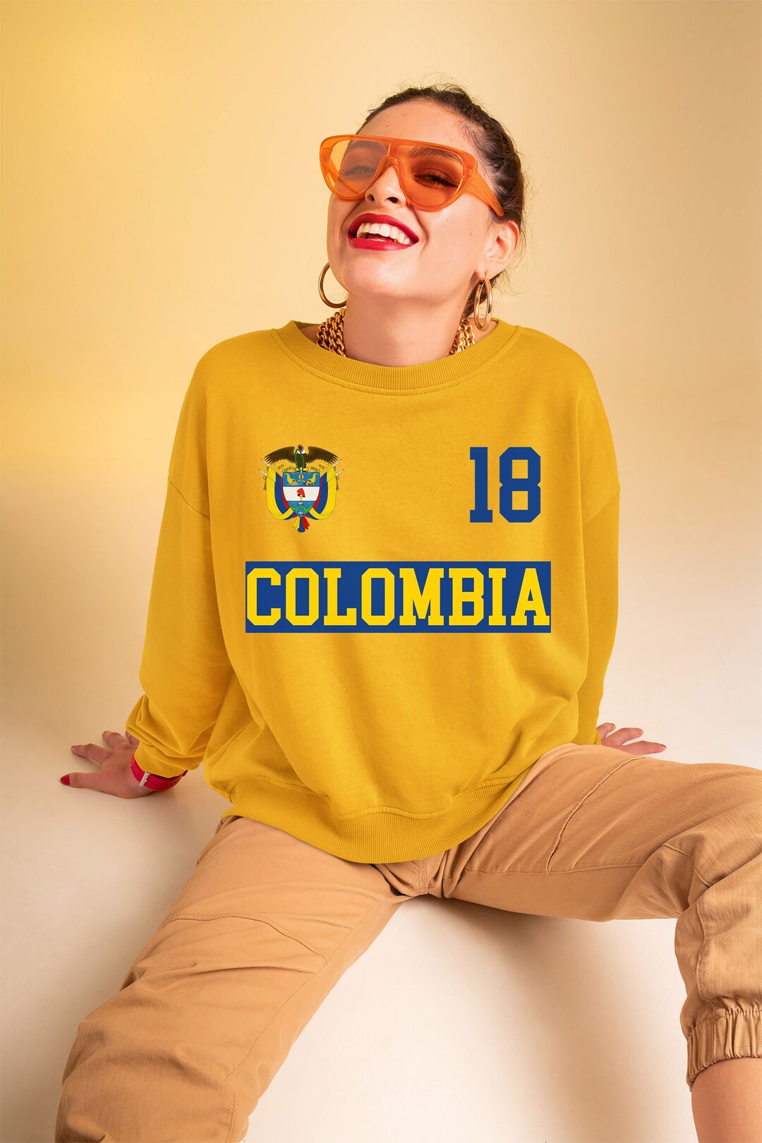 Colombia Sweatshirt,colombia Jersey, Colombia Football,colombia ...