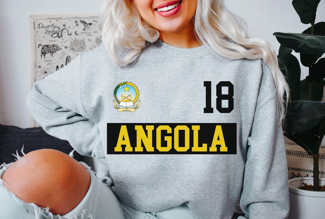 Angola Sweatshirt,angola Jersey, Angola Football,angola Basketball ...