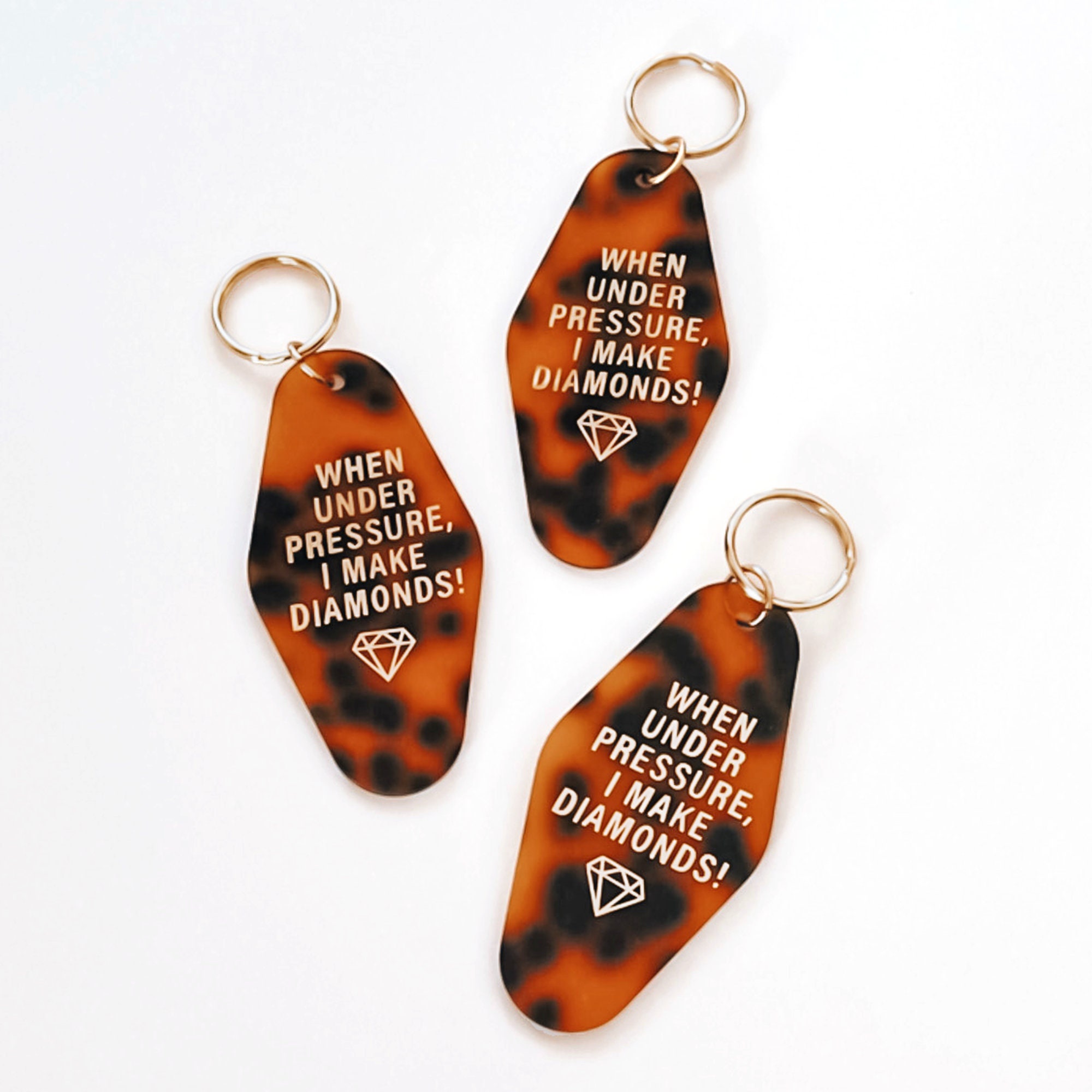 Motel Keychain Acrylic Keychain Tortoise Print When - Etsy Denmark