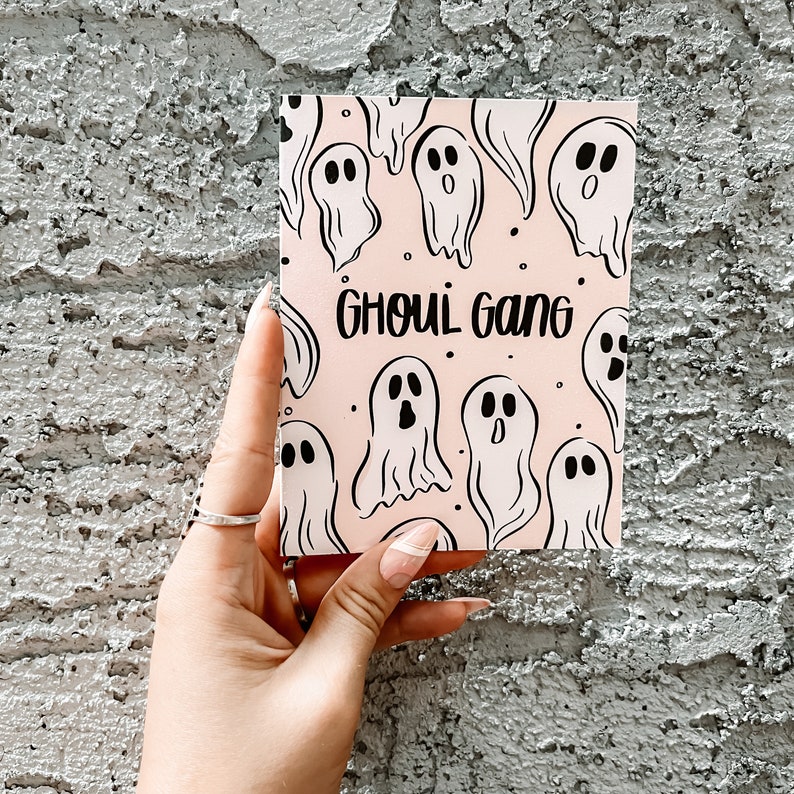 Ghoul Gang | Greeting Card | Ghost Crew Card | Punny Card | Halloween ...