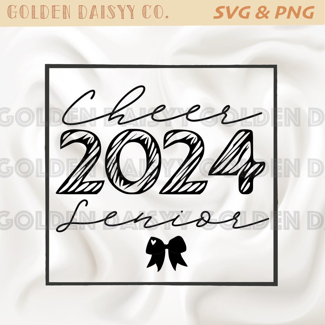 Cheerleading Senior 2024 SVG and PNG / Graduation - Etsy