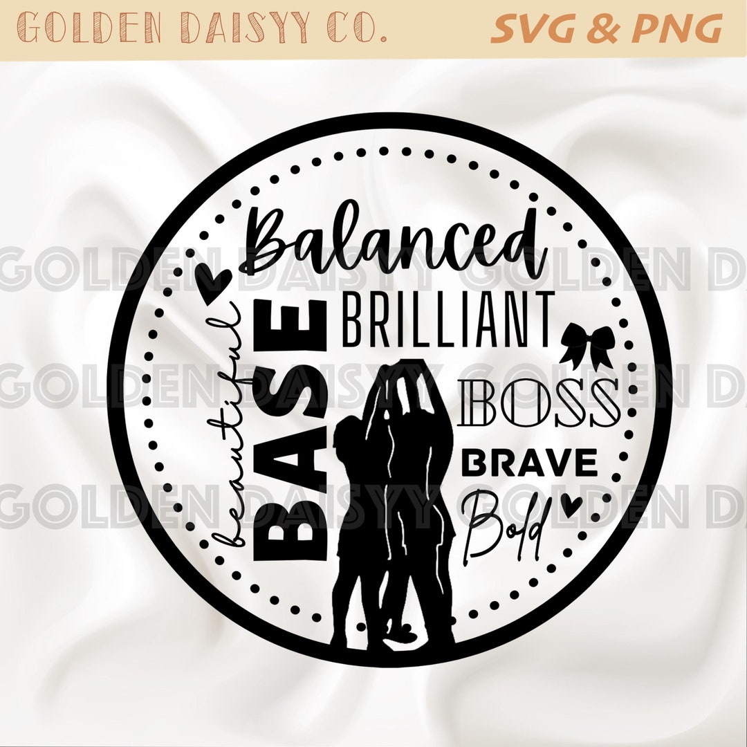 Cheerleading Base SVG / PNG / Sublimation / Digital Download - Etsy