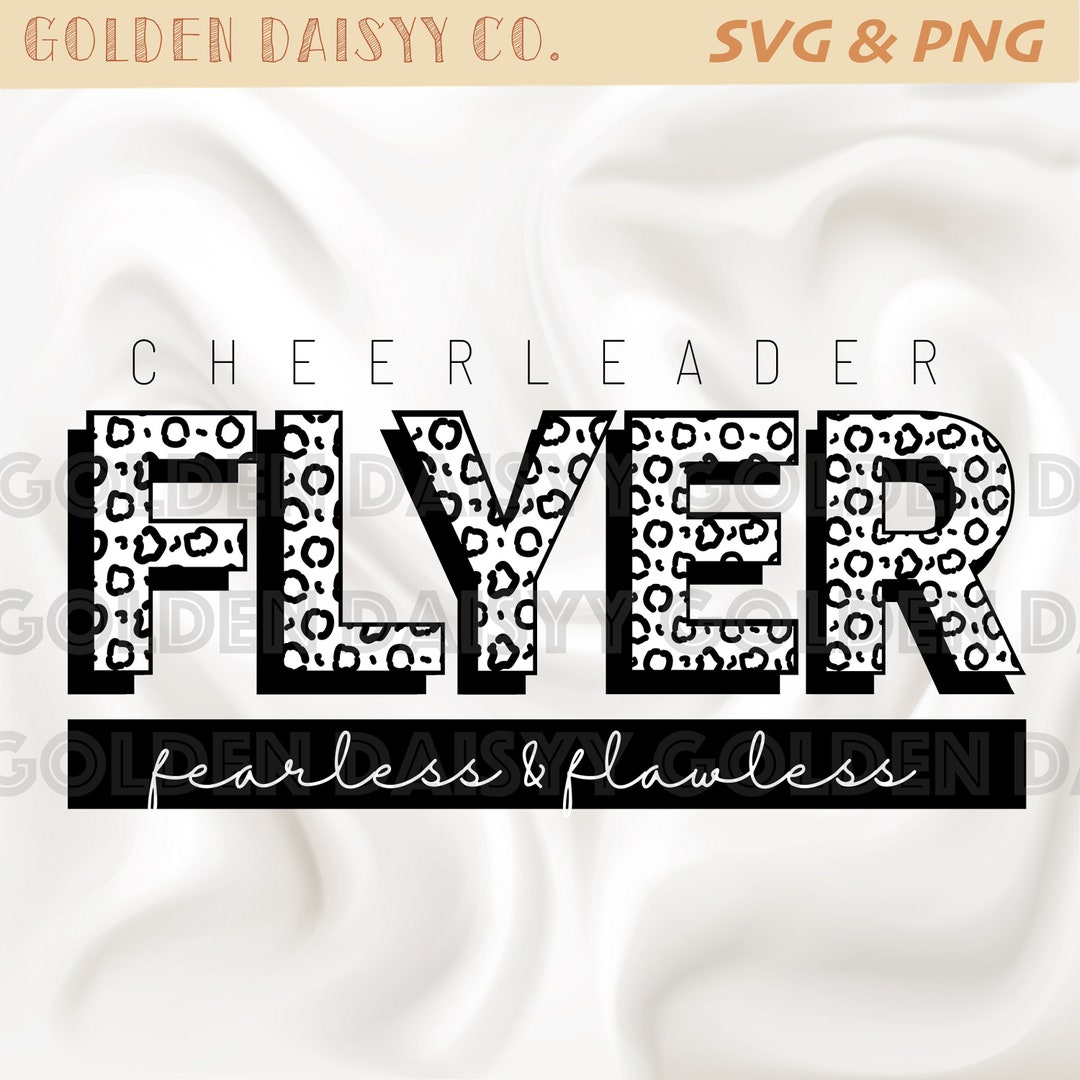 Cheer Flyer SVG / PNG / Sublimation - Etsy