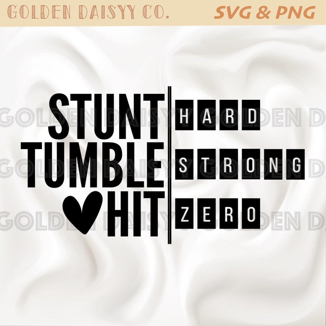 Stunt Tumble Hit Zero / Cheerleading SVG / PNG / Practice / Flyer Base ...