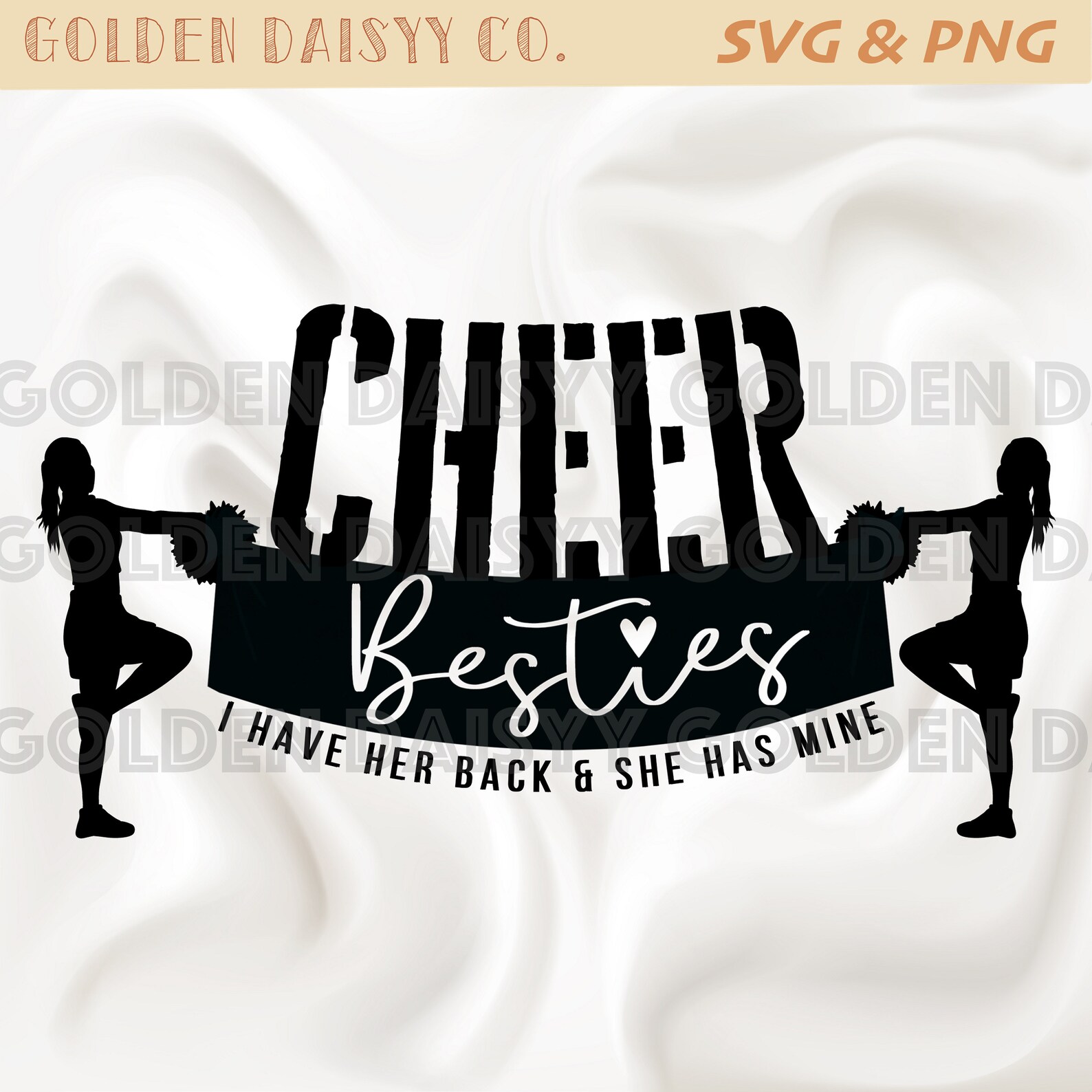 Cheerleading cheer Besties SVG / PNG / Sublimation - Etsy
