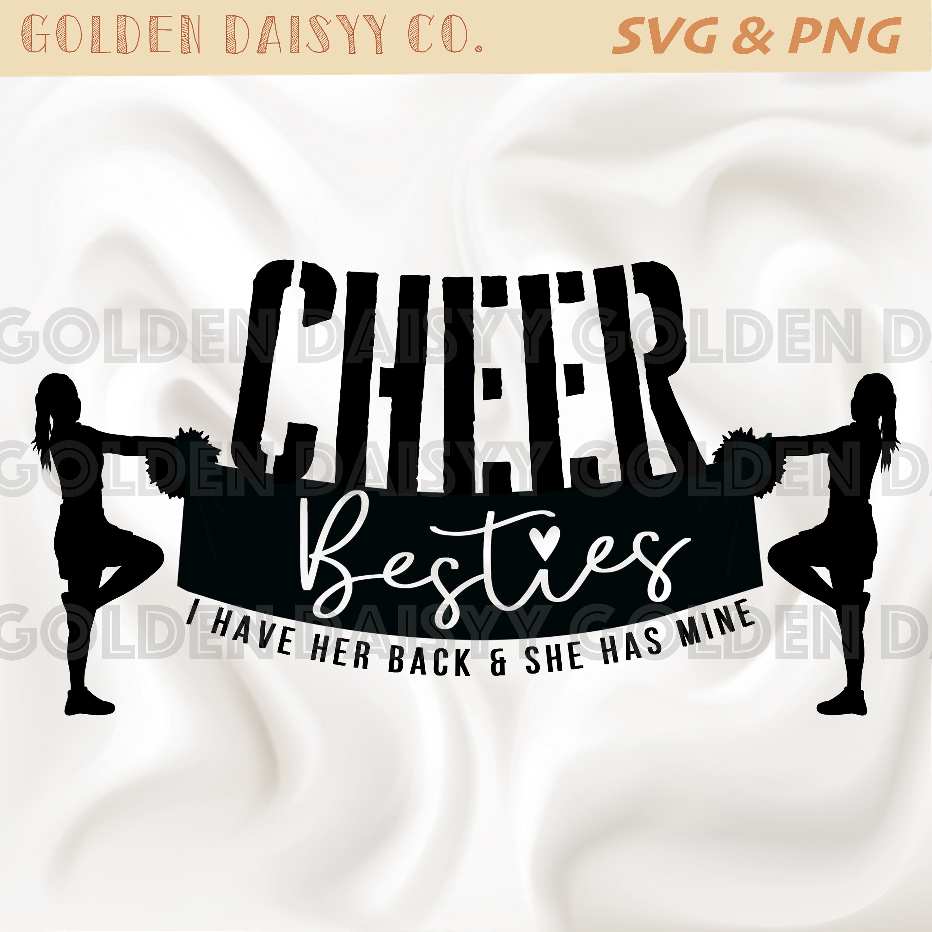 Cheerleading cheer Besties SVG / PNG / Sublimation - Etsy