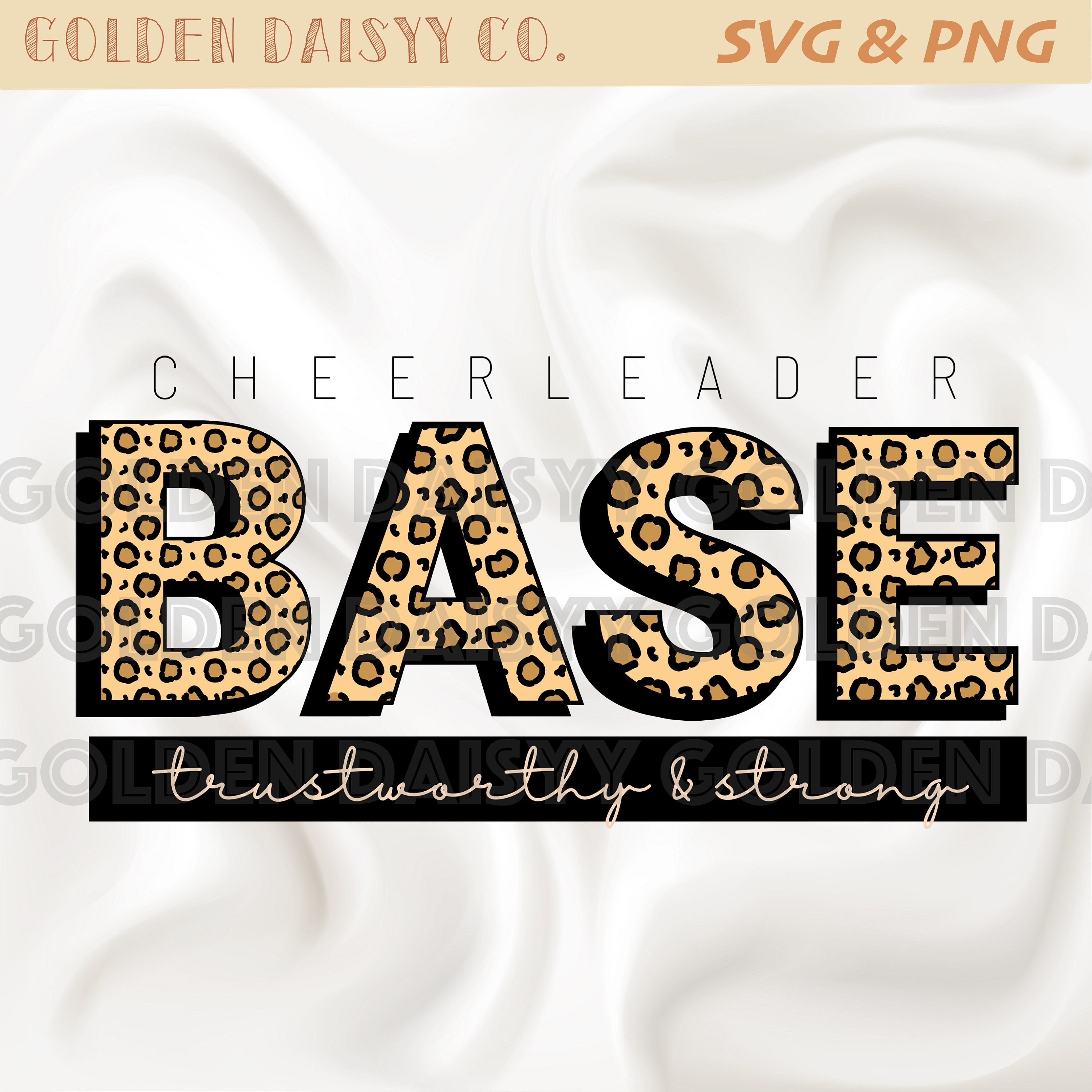 Cheer Base SVG / PNG / Sublimation - Etsy