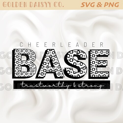 Cheer SVG Cheerleading Svg Base Svg All Star Cheer Base - Etsy