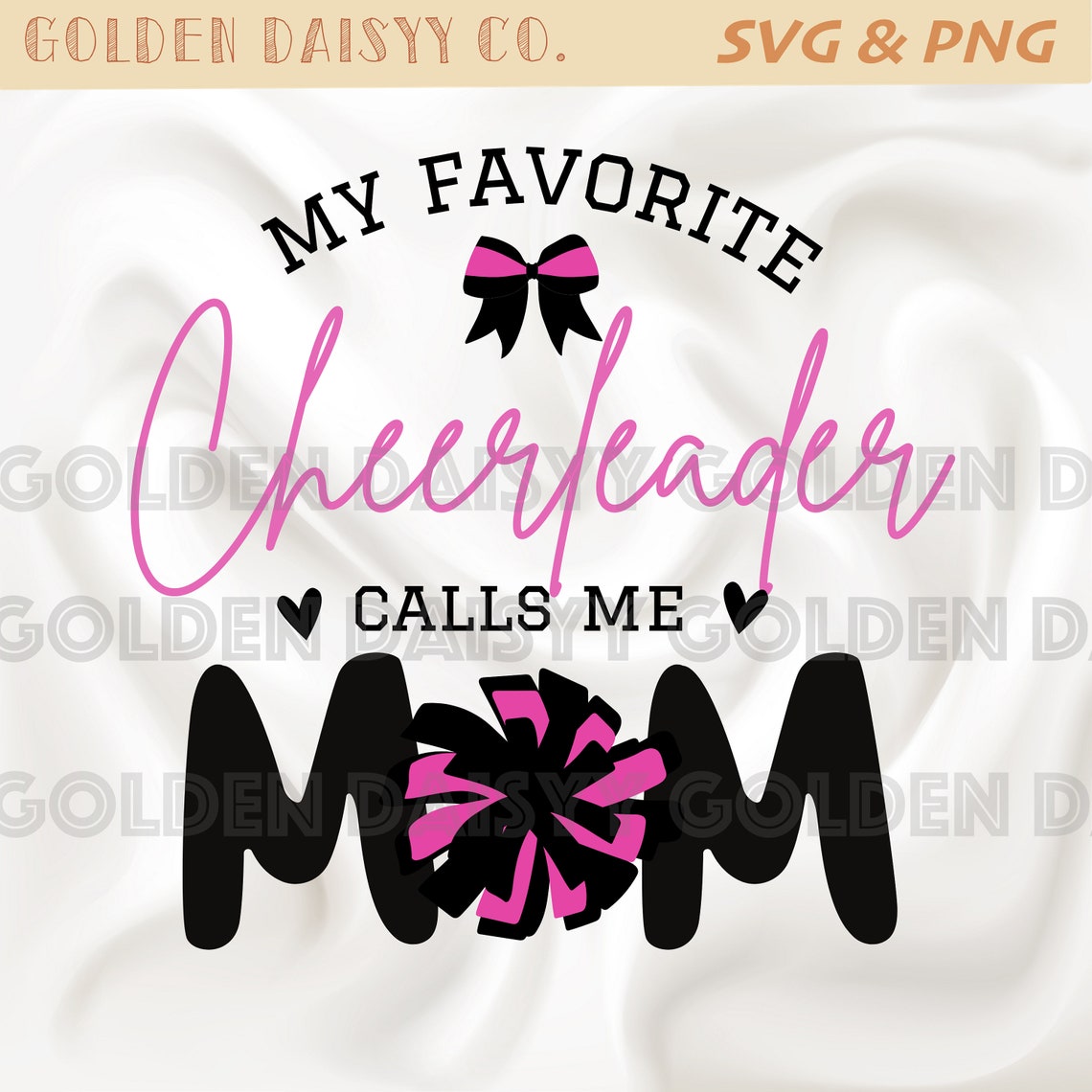 My Favorite Cheerleader Calls Me Mom SVG / PNG / Sublimation - Etsy