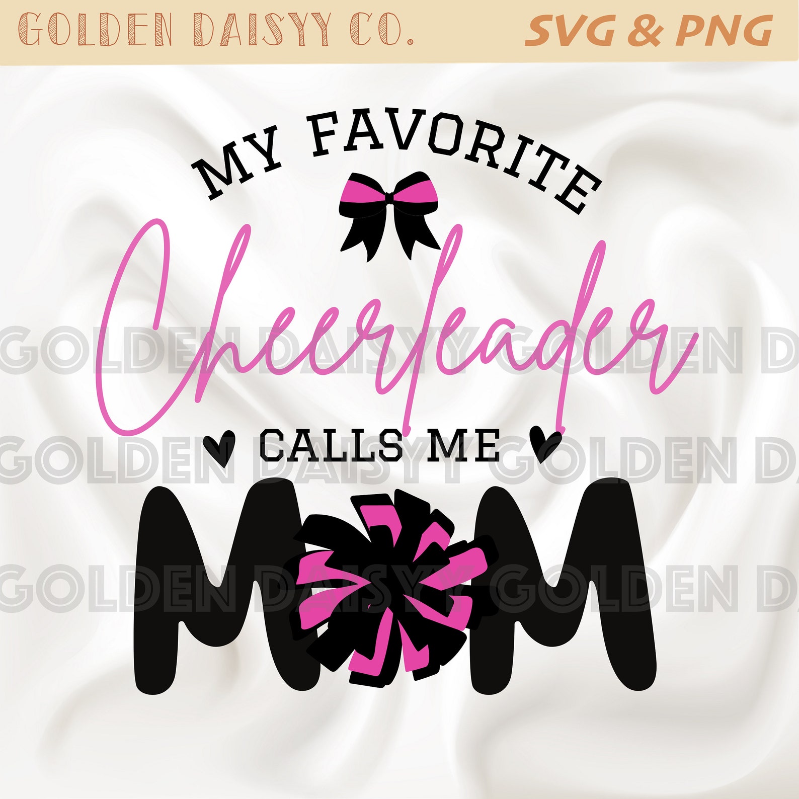 My Favorite Cheerleader Calls Me Mom SVG / PNG / Sublimation - Etsy