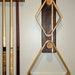 Solid Wood Pool Billiards 8-ball and 9-ball Rack Wall Mount Holder ...