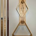 Solid Wood Pool Billiards 8-ball and 9-ball Rack Wall Mount Holder ...