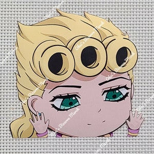 Jojo Bizzare Adventure Golden Wind Window Peeker Vinyl Stickers Cars ...