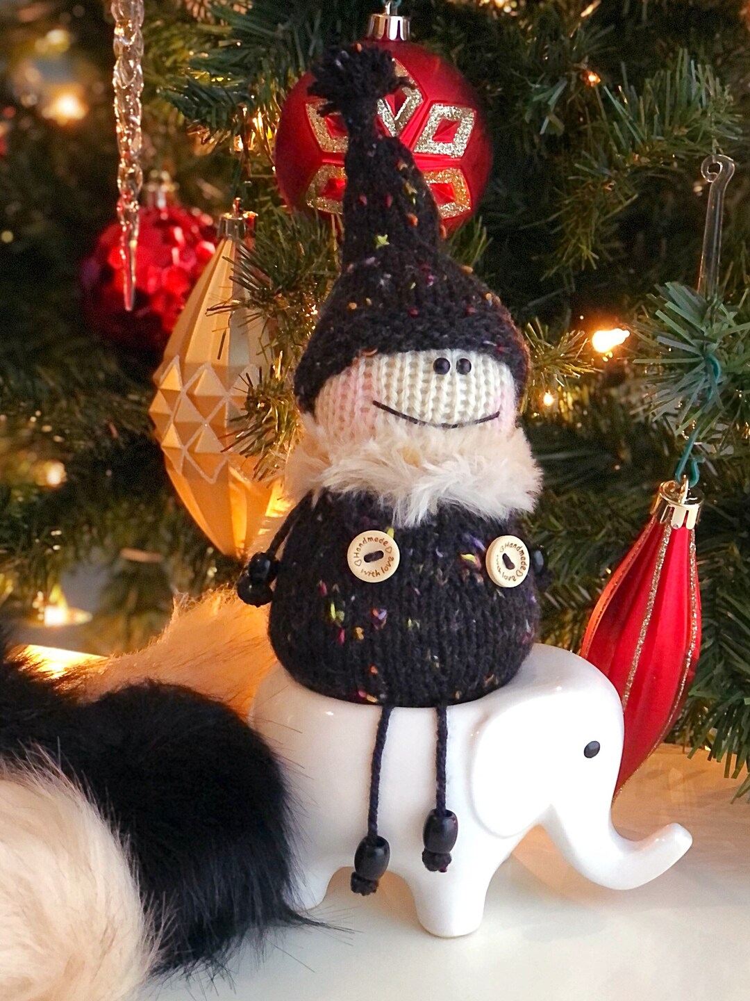 Mavis A Knitted Elf Amigurumi Stuffed Toy - Etsy