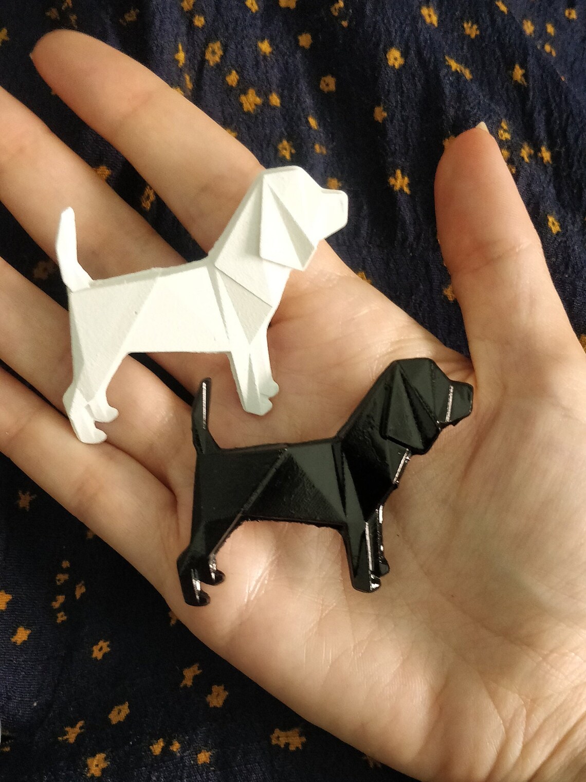 Origami Beagle Brooch Geometric Dog Badge Cute Animal Pin - Etsy