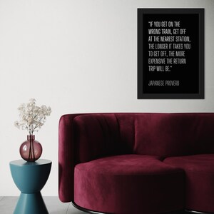 Japanese Proverb | by Artist, SLART | Wall Art Print, Office, Home ...