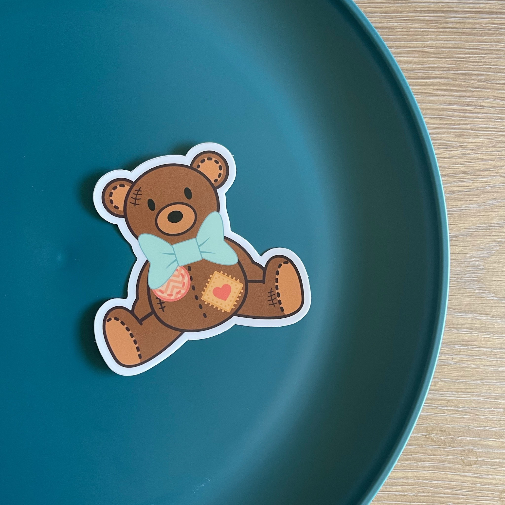 Teddy Bear Sticker, Cute Teddy Bears, Laptop Sticker, Vinyl Sticker ...