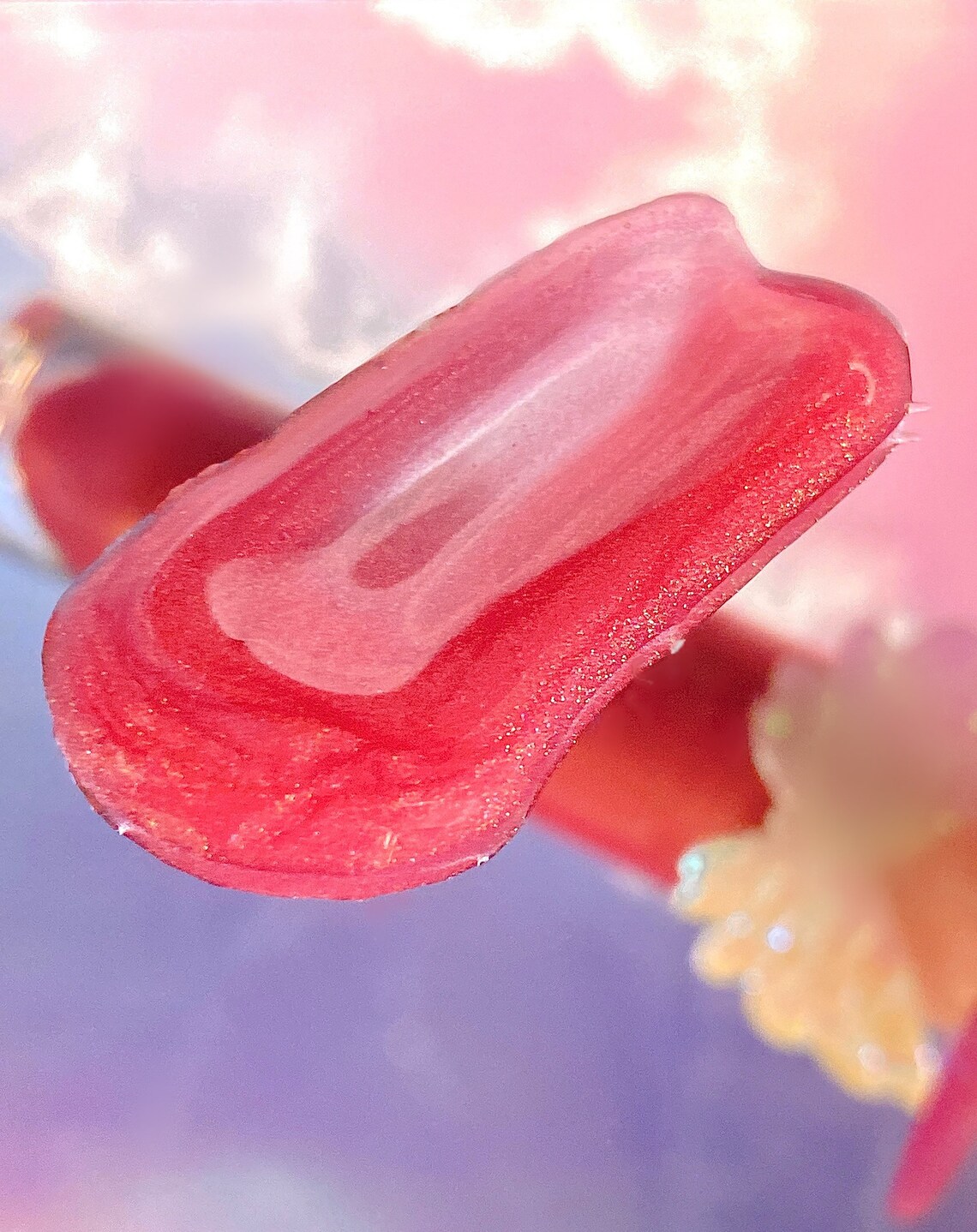 Cute Lip Gloss Cute Lipgloss Red Lip Gloss Shimmer Etsy