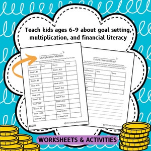 Kid’s Money Activity | Financial Literacy Worksheet | Budgeting ...