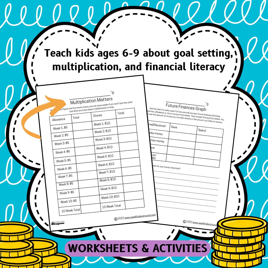 Kid’s Money Activity | Financial Literacy Worksheet | Budgeting ...