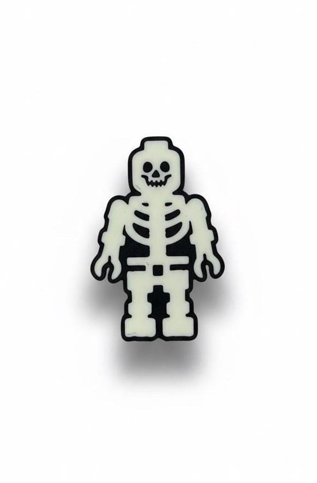 Skeleton Woggle | 3D Printed Scout Neckerchief Slide | Glow-in-the-dark ...