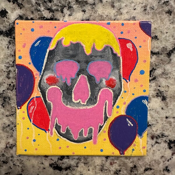 Hand Painted Skull - Etsy