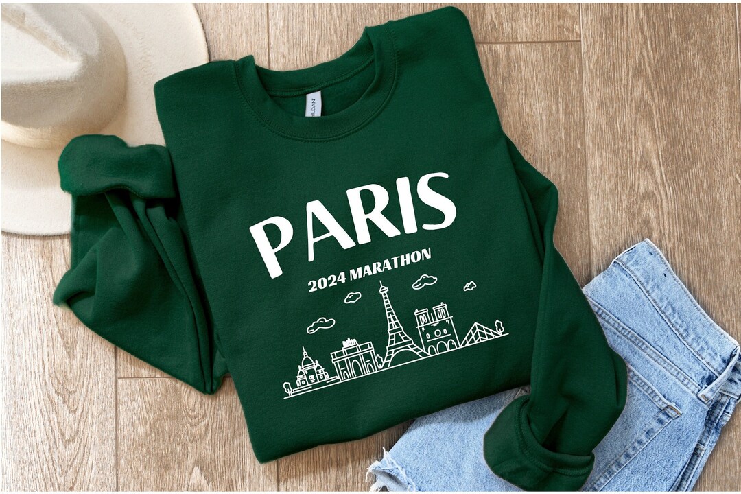 Paris Marathon Shirt 2024 Marathon De Paris Finisher Sweatshirt I Ran ...