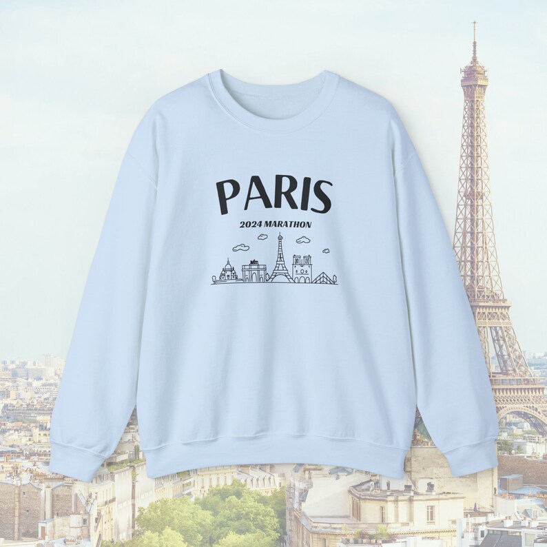 Paris Marathon Shirt 2024 Marathon De Paris Finisher Sweatshirt I Ran ...